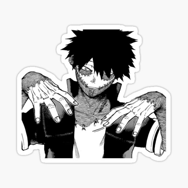 "Manga Dabi" Sticker by lemniiiscate | Redbubble