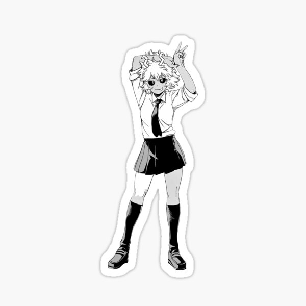 "Manga Mina Ashido" Sticker for Sale by lemniiiscate | Redbubble