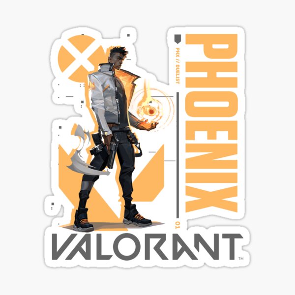 Valorant Phoenix Stickers | Redbubble