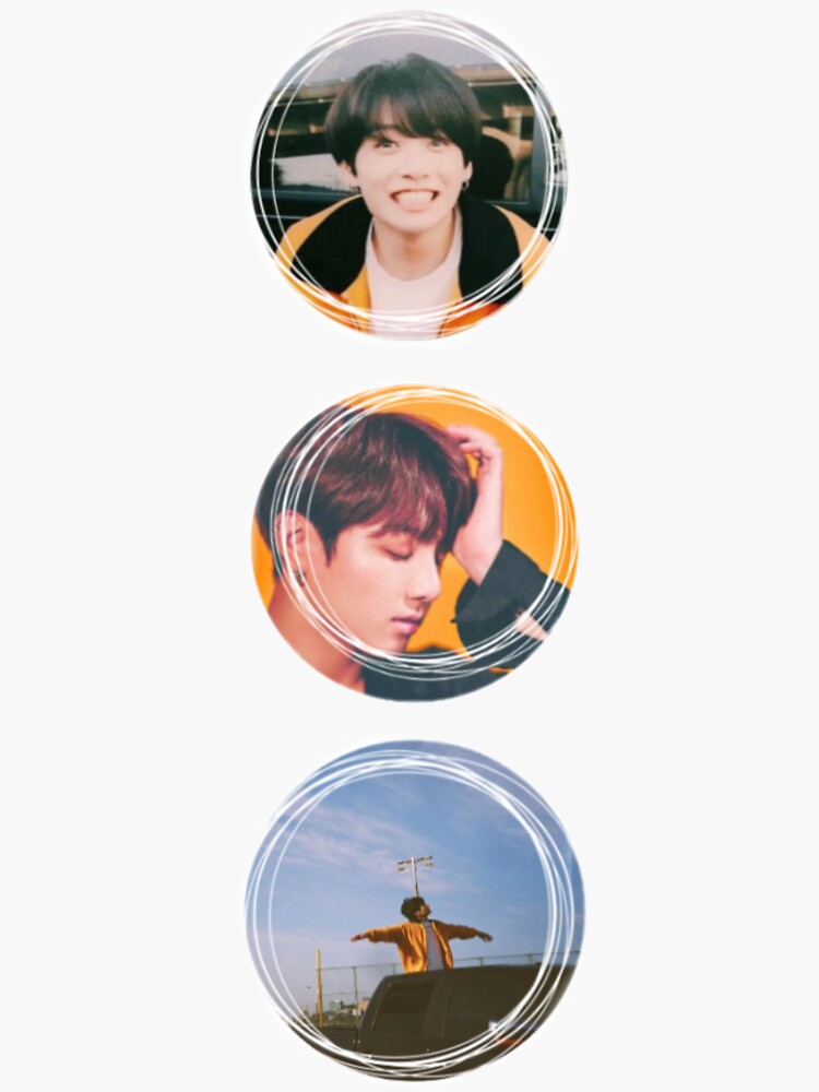 ""BTS Circles"" Sticker for Sale by mercuryxapparel | Redbubble