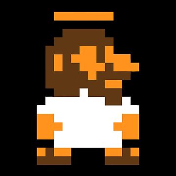 "8bit Jesus" Poster for Sale by FirstImpact | Redbubble