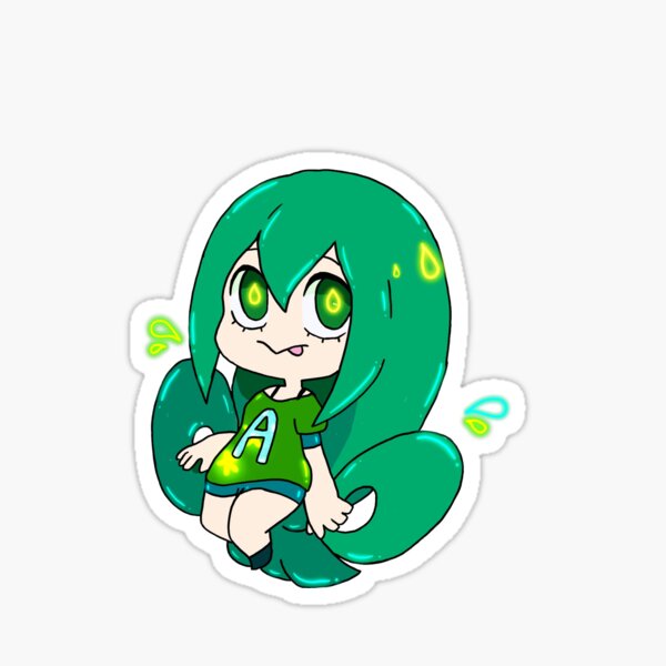 "Chibi Tsuyu" Sticker for Sale by LunaAckerman | Redbubble