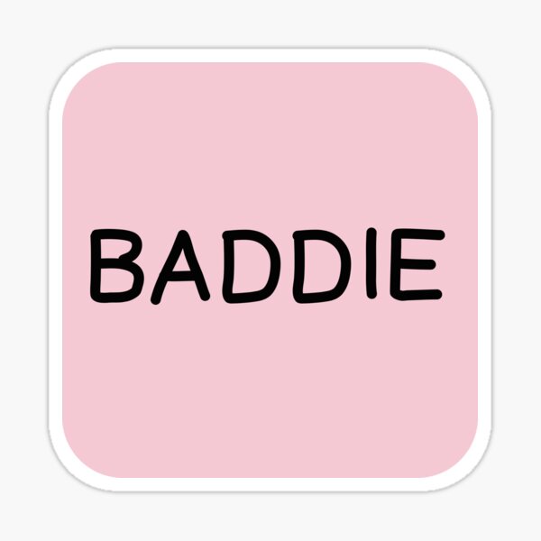 "pastel pink baddie " Sticker by elisevoir | Redbubble