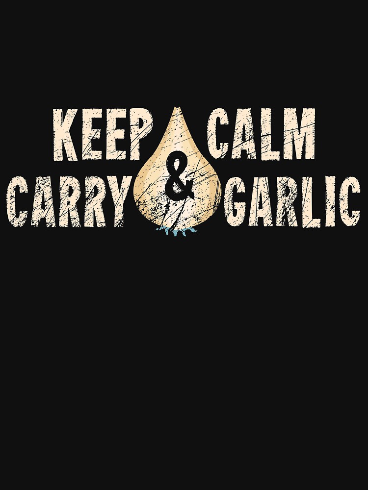 Halloween Costume Outfit Garlic Vampire Quote Gift Classic T-Shirt sold ...