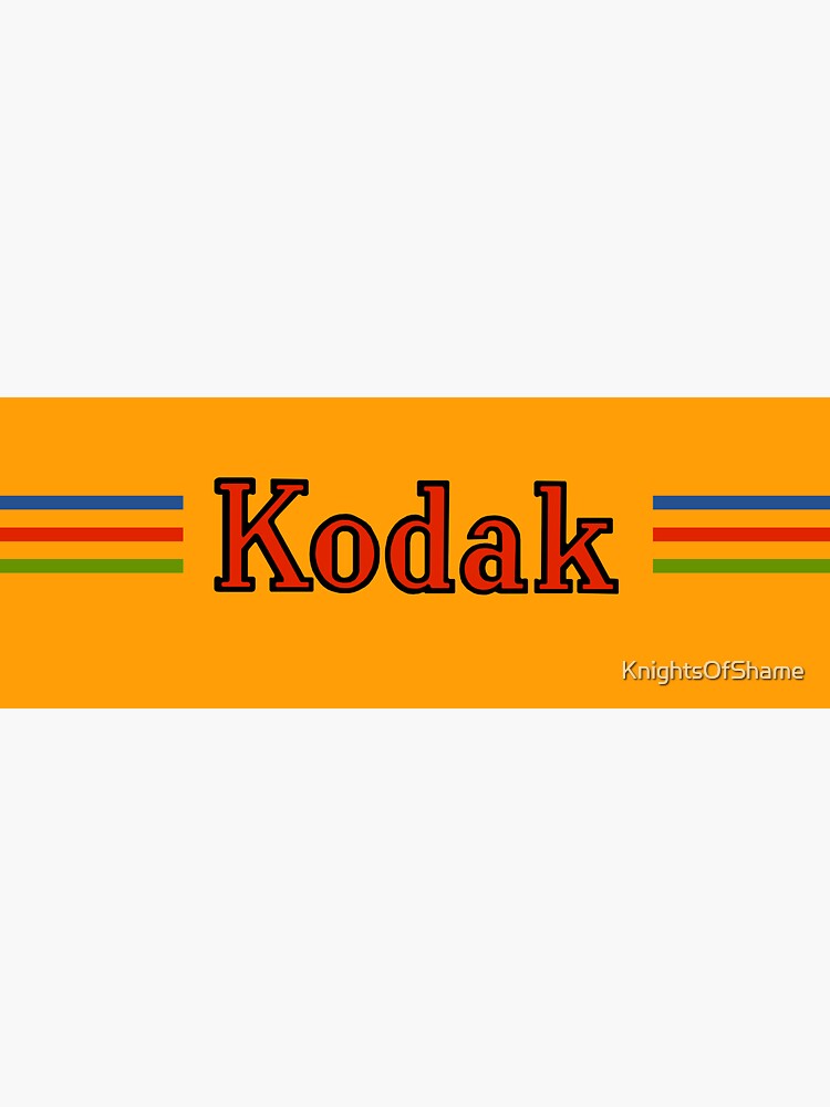 "Kodak Vintage" Sticker for Sale by KnightsOfShame | Redbubble