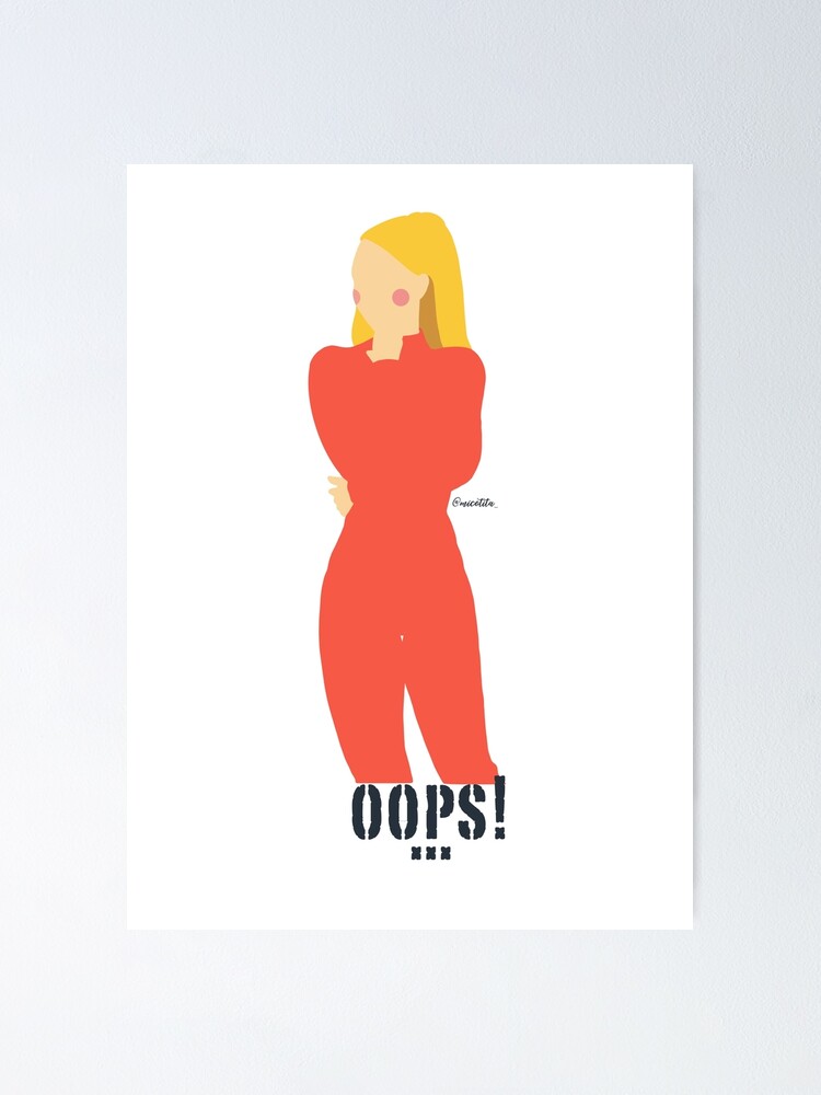 "Britney Spears - Oops! .." Poster for Sale by micotita | Redbubble