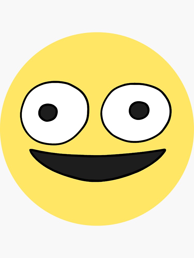 "Smiling friend " Sticker for Sale by therealjeff | Redbubble