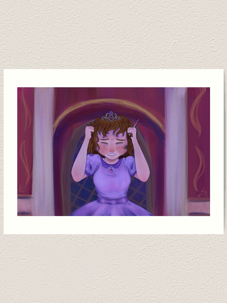 Crying Princess Drawing