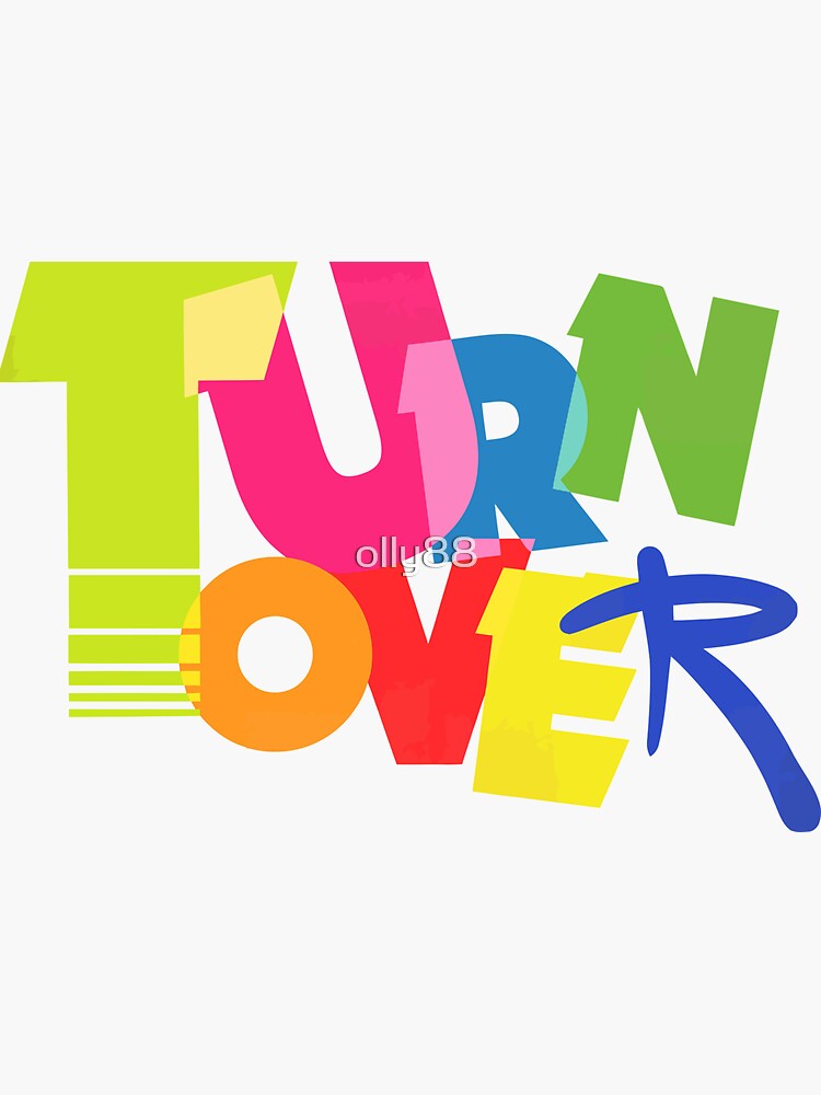 "Turnover tour logo" Sticker for Sale by olly88 | Redbubble