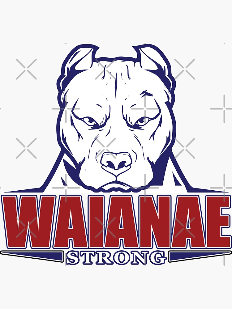 "WAIANAE Strong, Hawaii 96792" Sticker for Sale by LocalKineStuffs ...