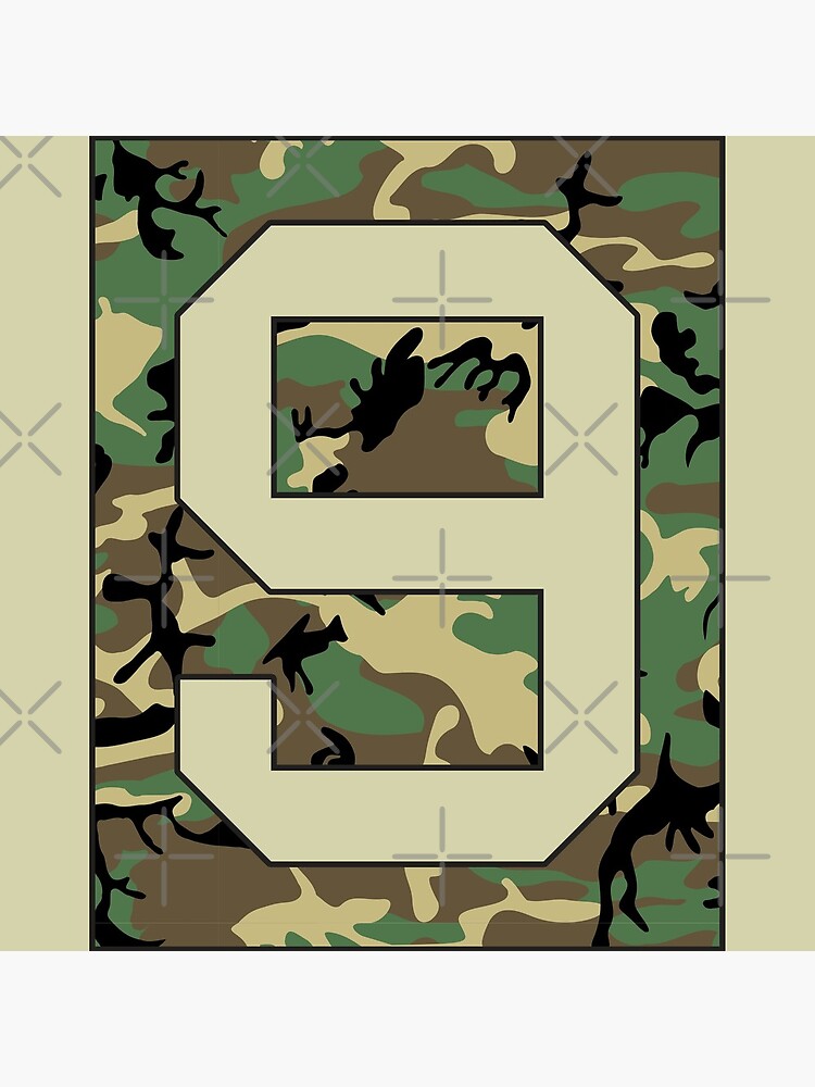 Number 9 Military Camo Stencil Font Poster By Northsar Redbubble number-9-military-camo-stencil-font-poster-by-northsar-redbubble