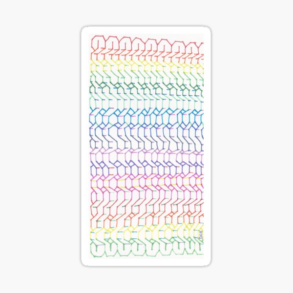 "Rainbow connections doodle by DLH" Sticker for Sale by LabyrinthsbyDLH ...