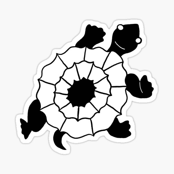"Shellback turtle" Sticker by dquirke | Redbubble