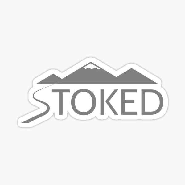 "Stoked mountain bike enthusiast" Sticker by shaune23 | Redbubble