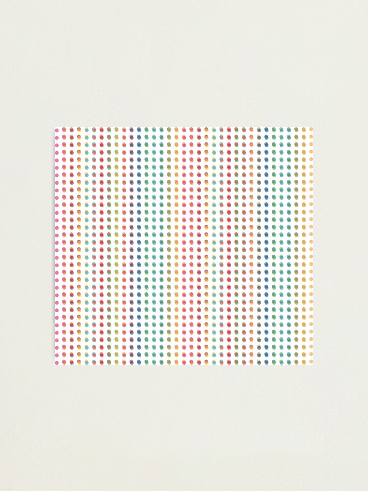"Buntes Muster mit Punkten - Punktdesign" Fotodruck von greatnorris ...