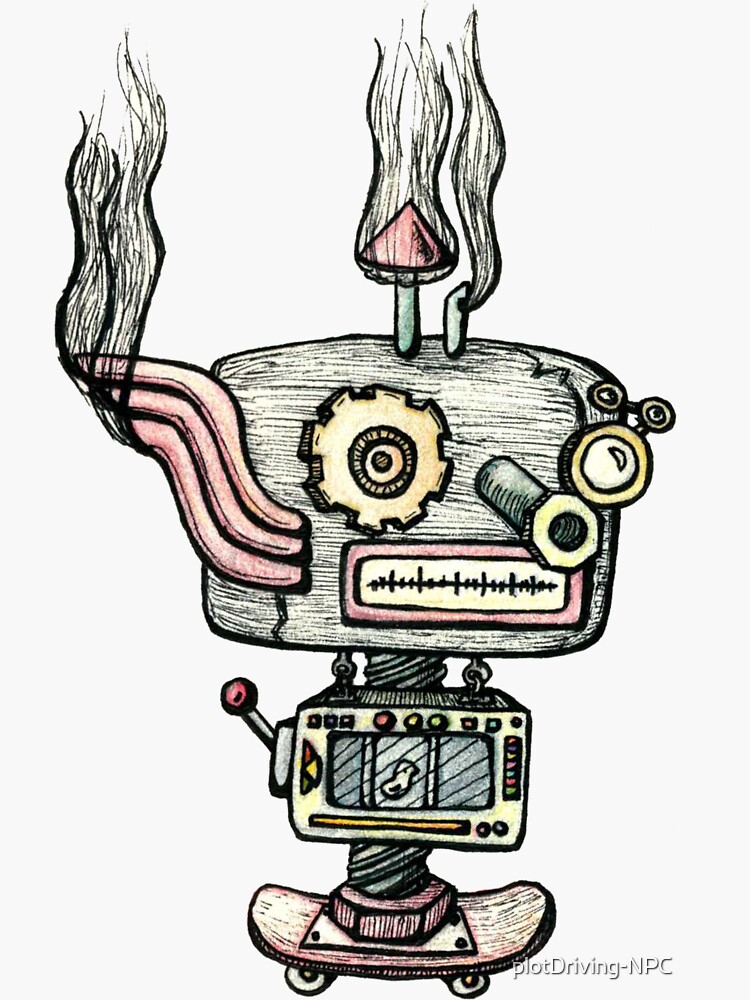 "Gently Used" Sticker for Sale by plotDriving-NPC | Redbubble