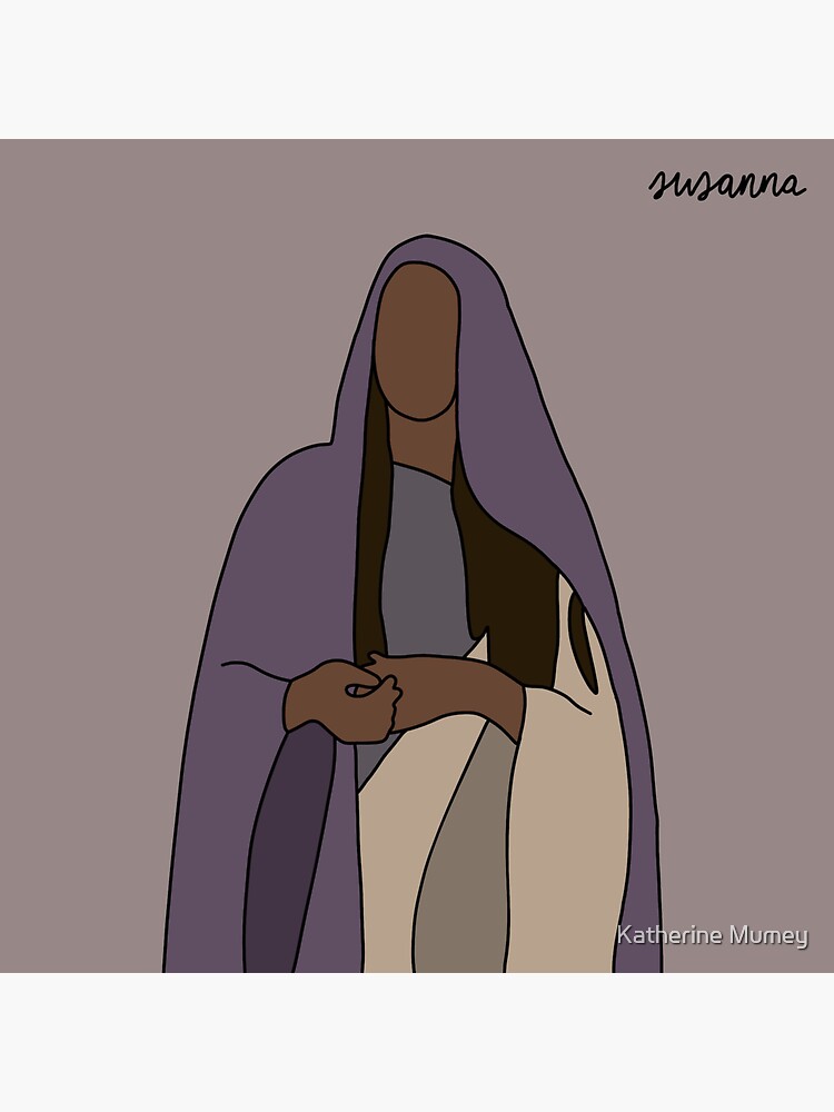 "Susanna" Sticker for Sale by Katemumey | Redbubble