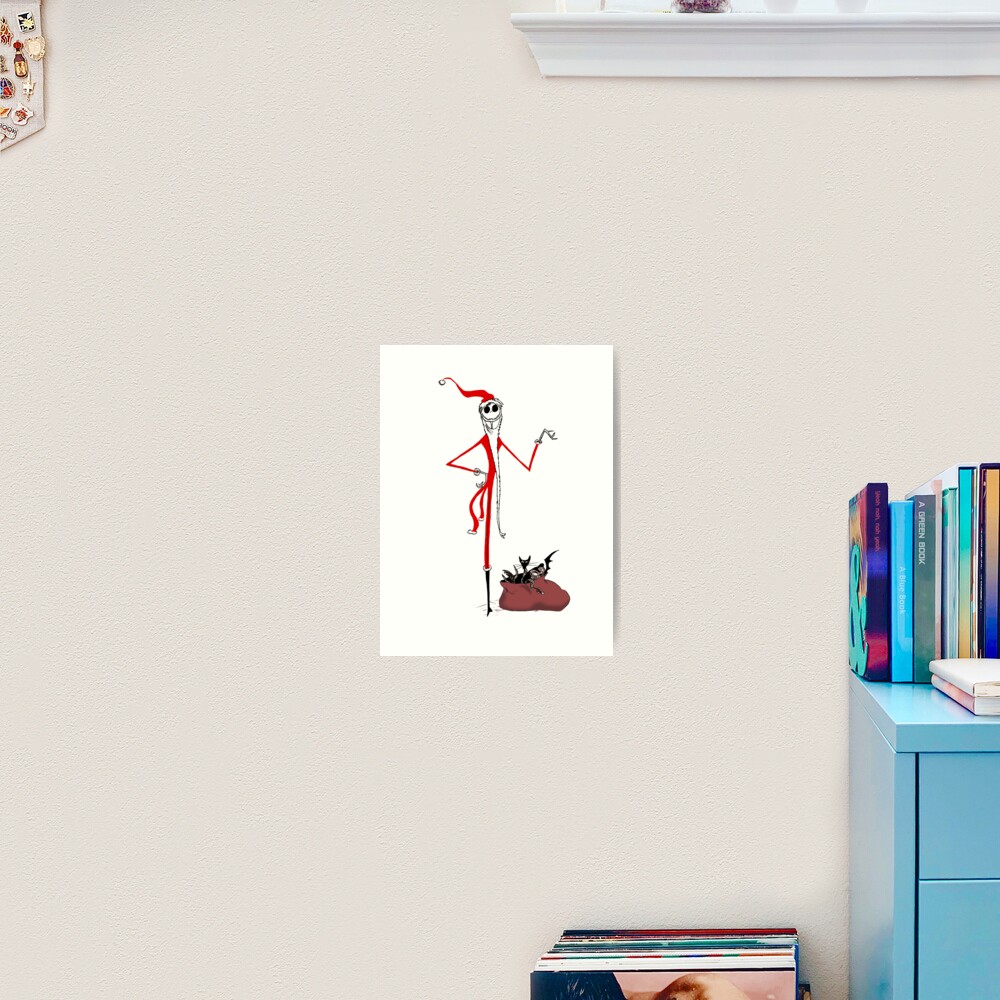 "Sandy Claws - Nightmare before christmas" Art Print for Sale by ...