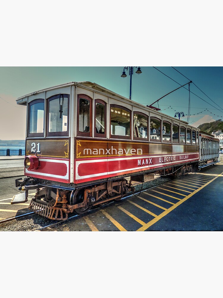"Manx Electric Tram" Sticker by manxhaven | Redbubble