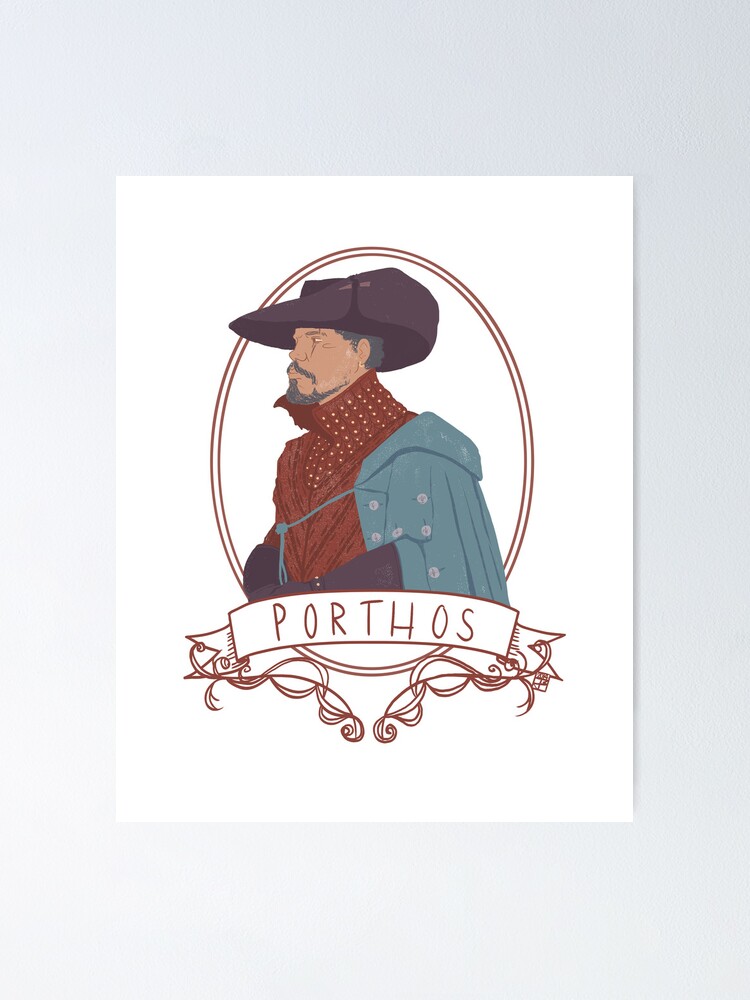 "Porthos" Poster by Illustrate-her | Redbubble