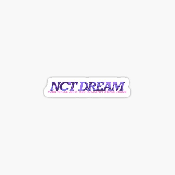 "NCT Dream Sticker" Sticker by mframsey1 | Redbubble