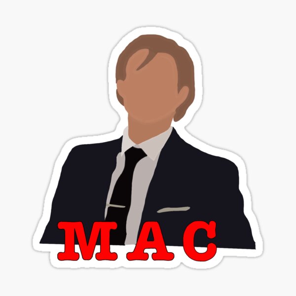 "Mac- MacGyver" Sticker by madisoned | Redbubble