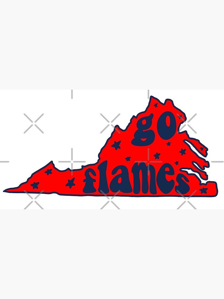 "Go Flames Liberty Virginia Outline" Poster for Sale by abbeygfrerer ...