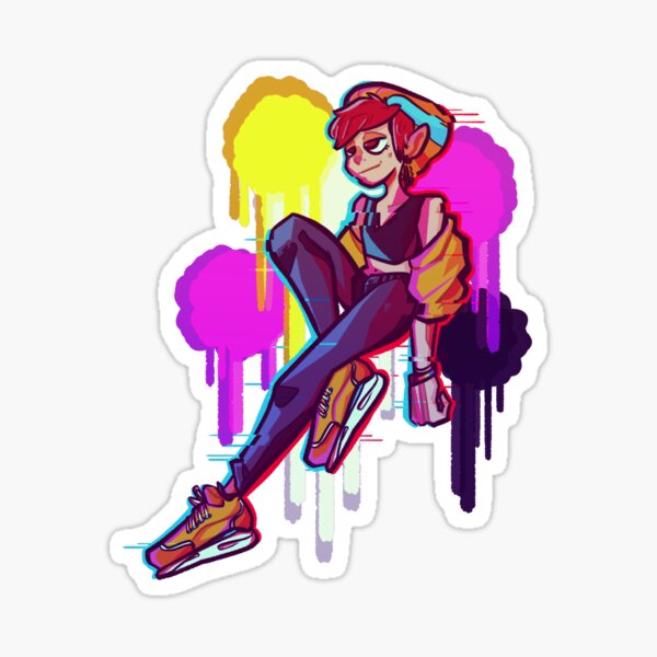 "GlitchPoP" Sticker for Sale by MaruJay | Redbubble