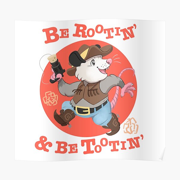 "Cowboy Advice Possum" Poster for Sale by l8enji | Redbubble