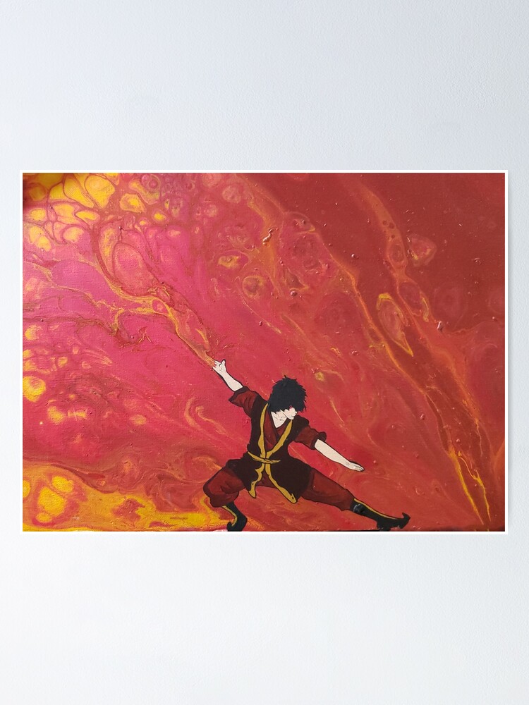 "Firebending Dance" Poster for Sale by frwl | Redbubble