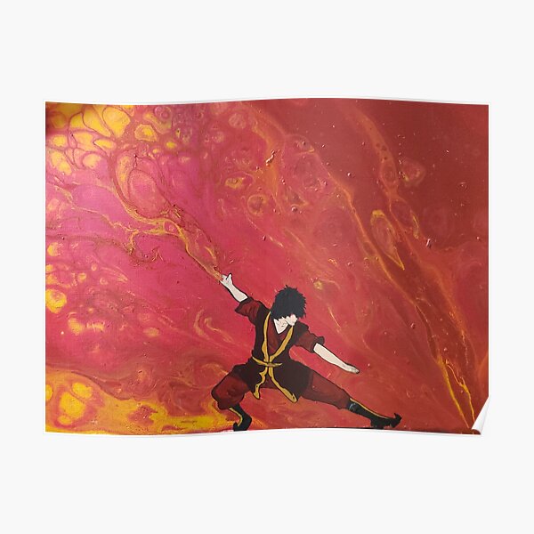 "Firebending Dance" Poster for Sale by frwl | Redbubble