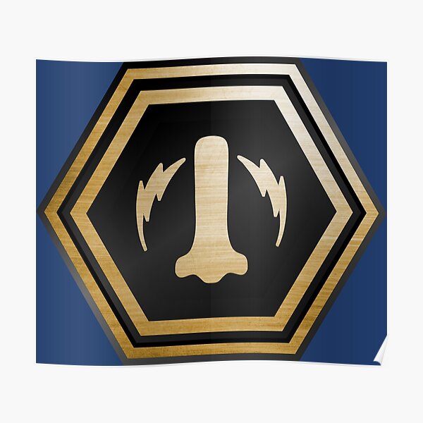 "Genghis Khan Gold Nose Emblem" Poster for Sale by tysmiha | Redbubble