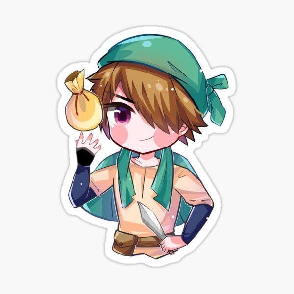 "Thief" Sticker for Sale by Werewolf-Party | Redbubble