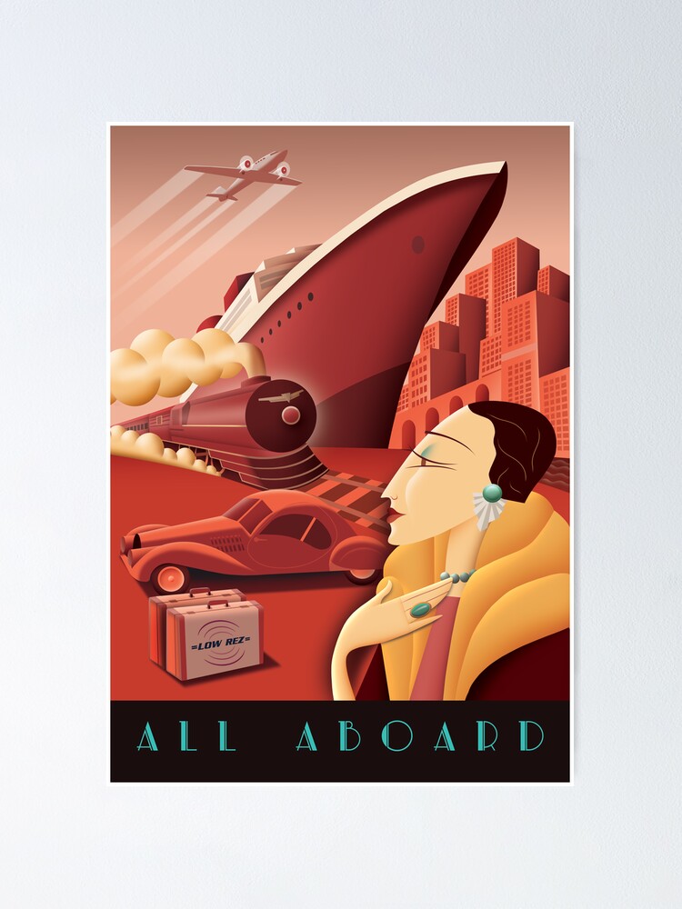 "All Aboard" Poster by shanemcg | Redbubble