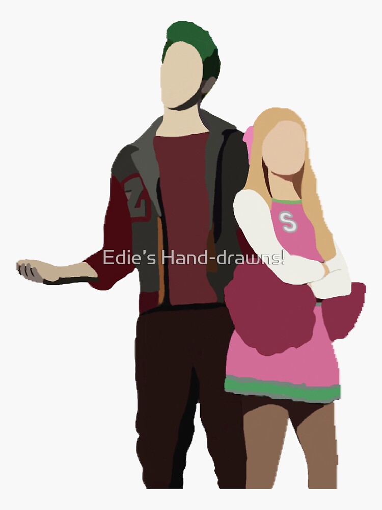 "zombies zed and addison" Sticker for Sale by ebalester | Redbubble