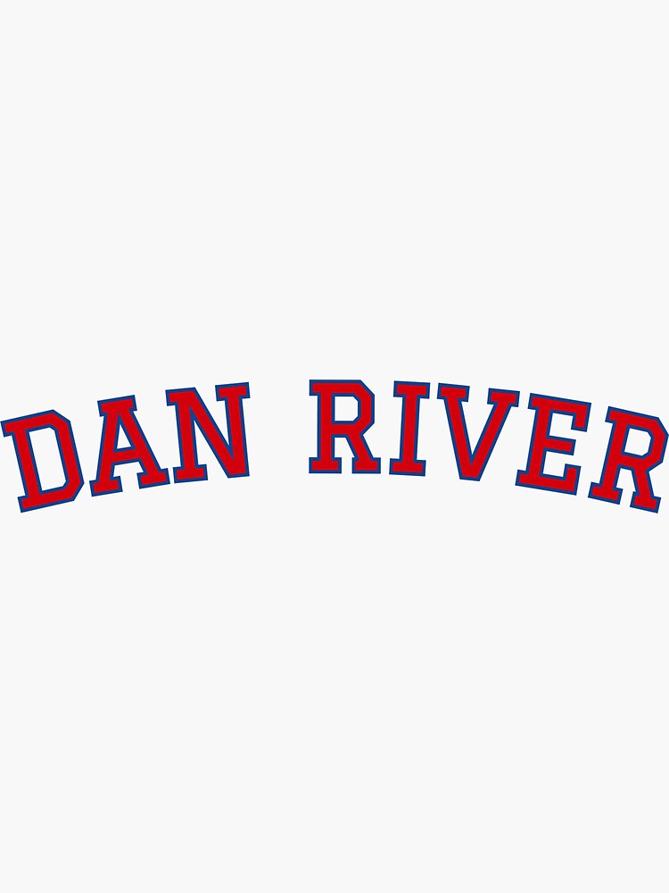 "Dan River Middle & High School College Font" Sticker for Sale by ...