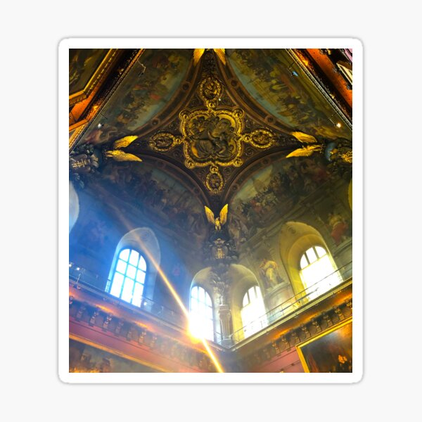 "Ceiling of the Louvre Museum in Paris, France" Sticker for Sale by ...