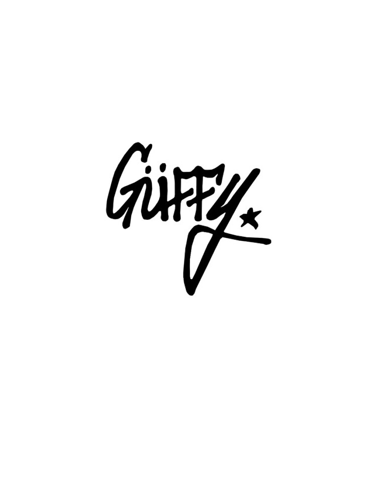 "Güffy / Guffy Clothing Brand Plain Black Design Logo from Los Santos ...