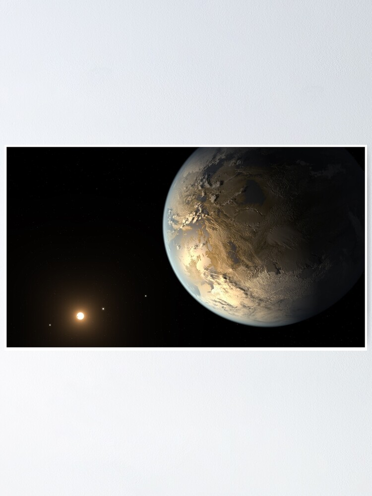 "Extrasolar Planet Kepler 186f" Poster by pdgraphics | Redbubble
