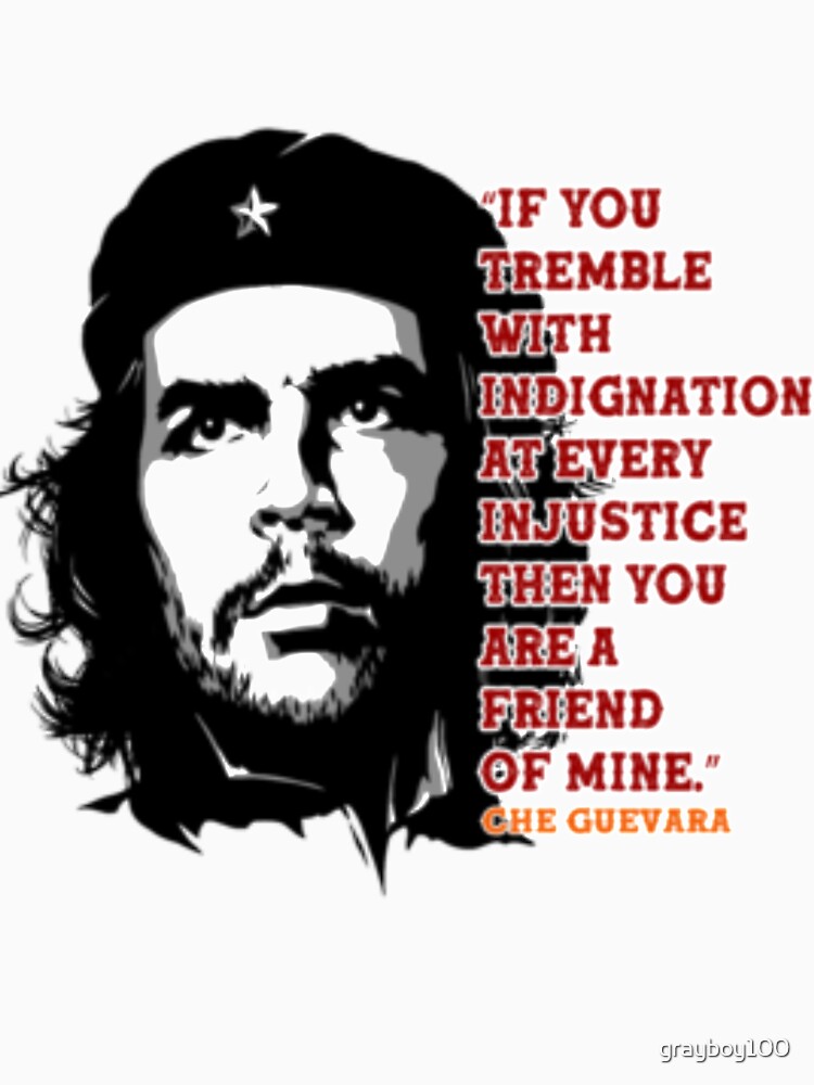 "Che Guevara Revolutionary Vintage Political Guerrilla Quote T Shirt ...