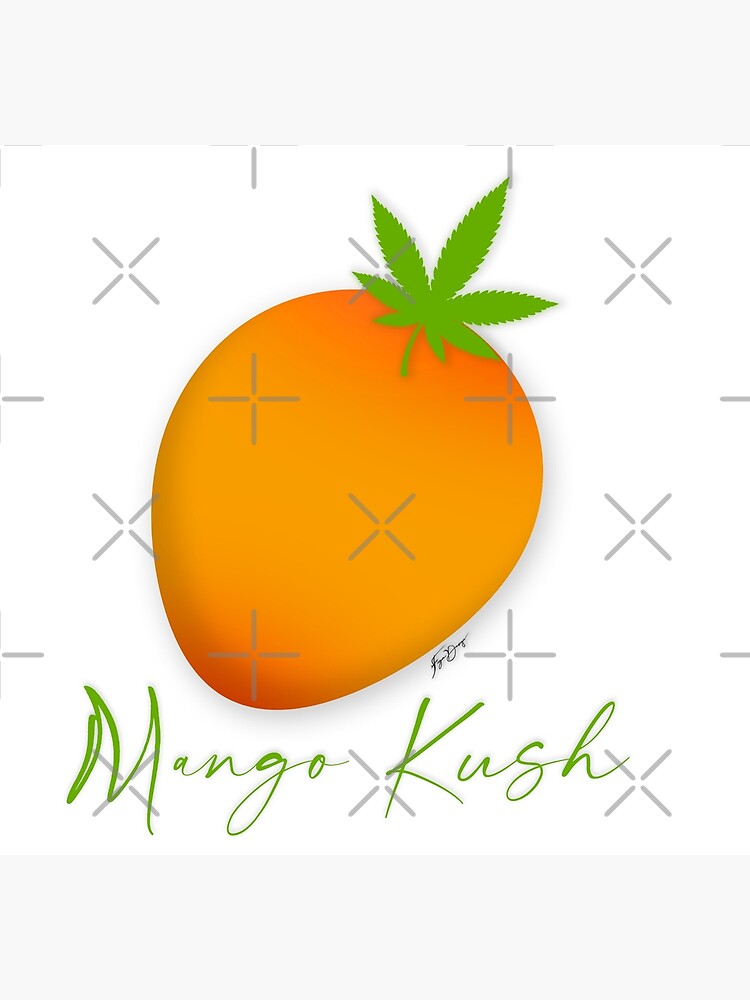 "mango kush strain weed happy art Figa Design" Poster for Sale by ...