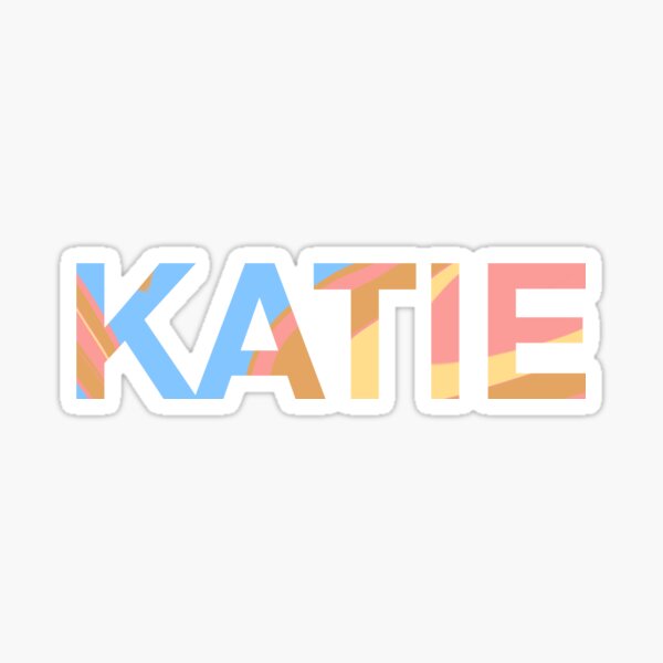 "swirled katie" Sticker by dundermuff | Redbubble