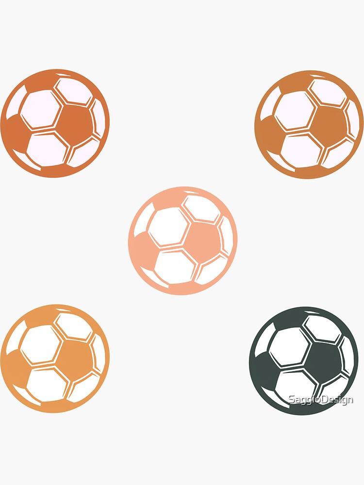 "Soccer Ball Sticker Pack " Sticker for Sale by SaggioDesign | Redbubble