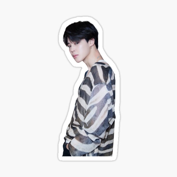 "BTS JIMIN" Sticker for Sale by gabbylouise14 | Redbubble