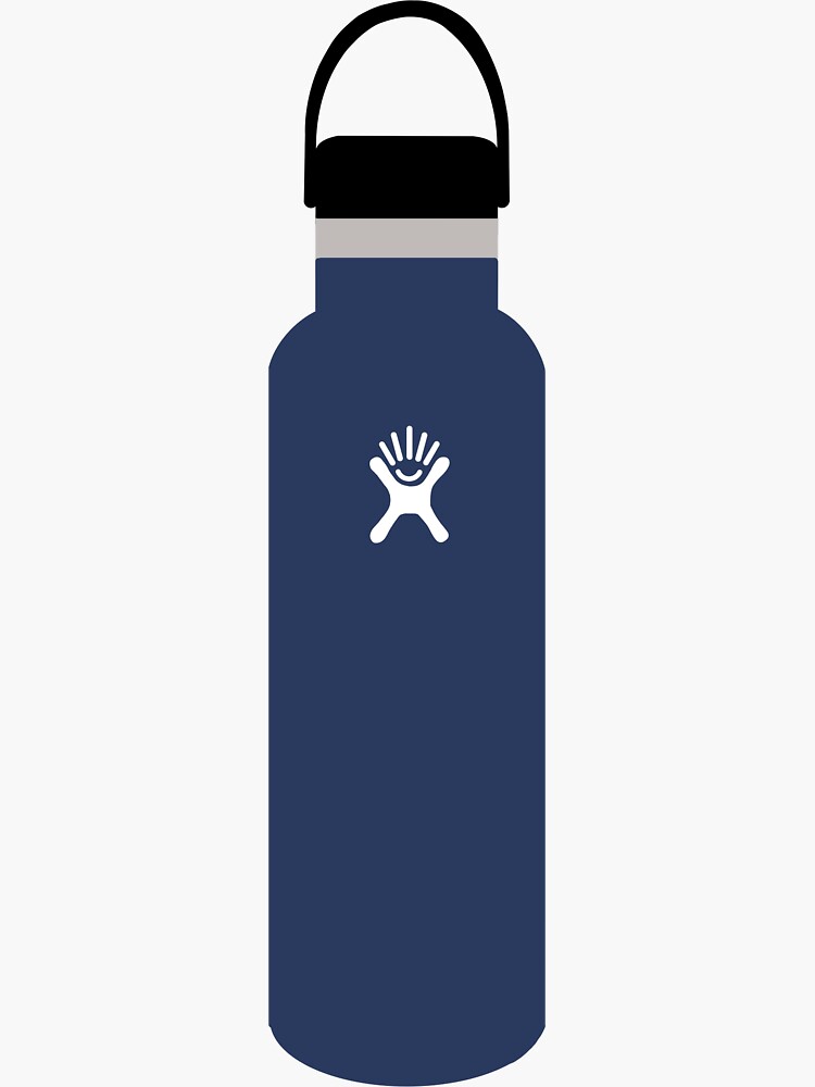 "navy water bottle" Sticker for Sale by emmmcc | Redbubble