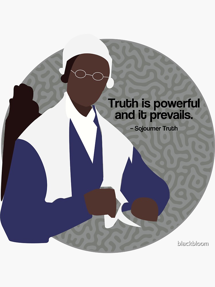 "Sojourner truth" Sticker for Sale by blackbloom | Redbubble
