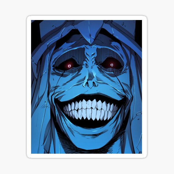 "Creepy Smile" Sticker for Sale by raphaelpn | Redbubble