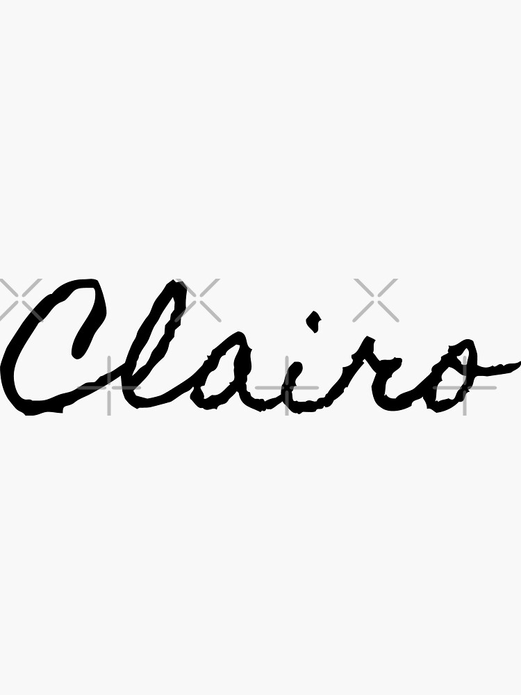 "clairo" Sticker for Sale by lovelinashop | Redbubble