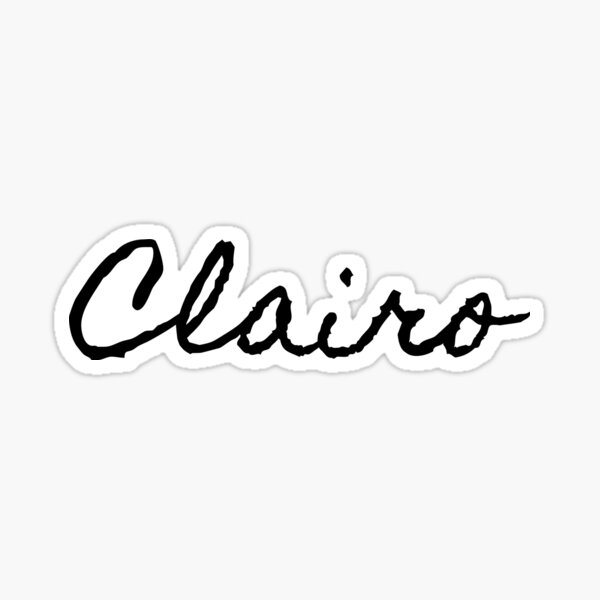 "clairo" Sticker for Sale by lovelinashop | Redbubble