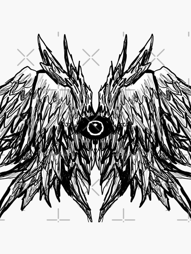 "Angel Eye" Sticker for Sale by TrinityHarmonia | Redbubble